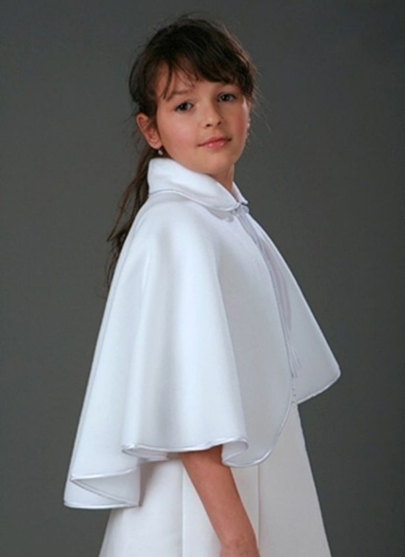 Umhang zur Kommunion, Fleece-Cape | Engelstraum - Brautaccessoires ...
